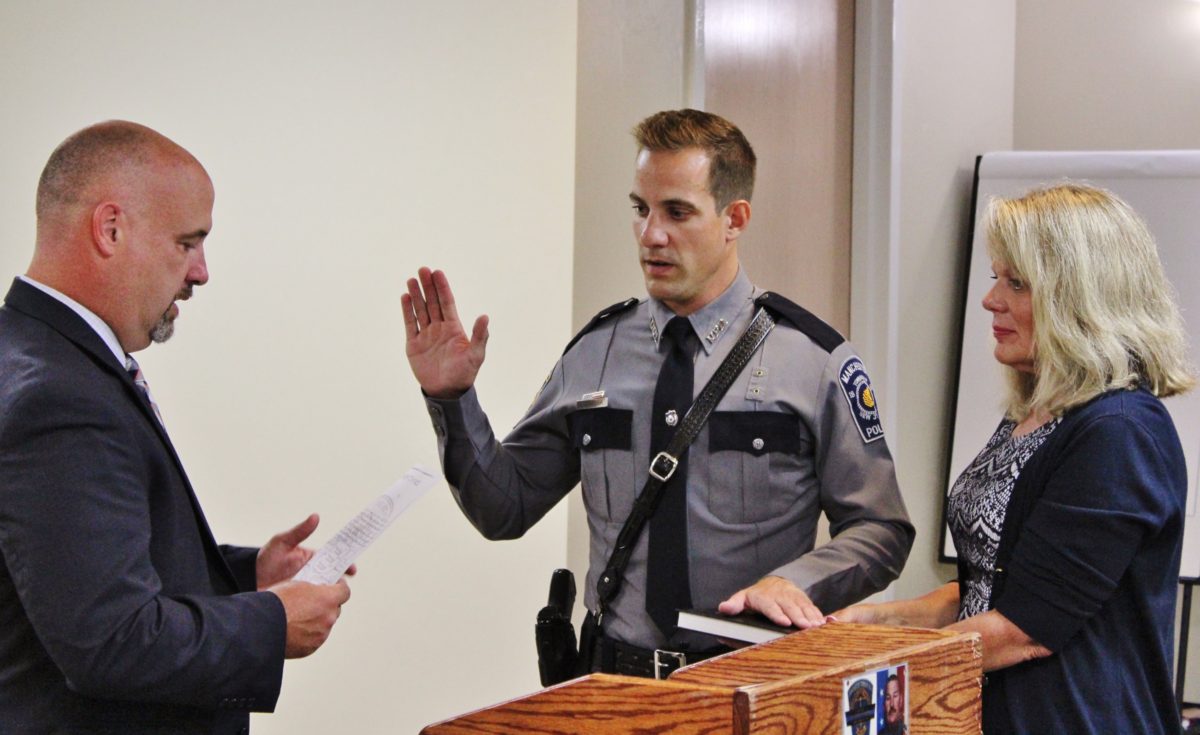 Two New Officers Take Oaths - Manchester Police Department Manchester NJ