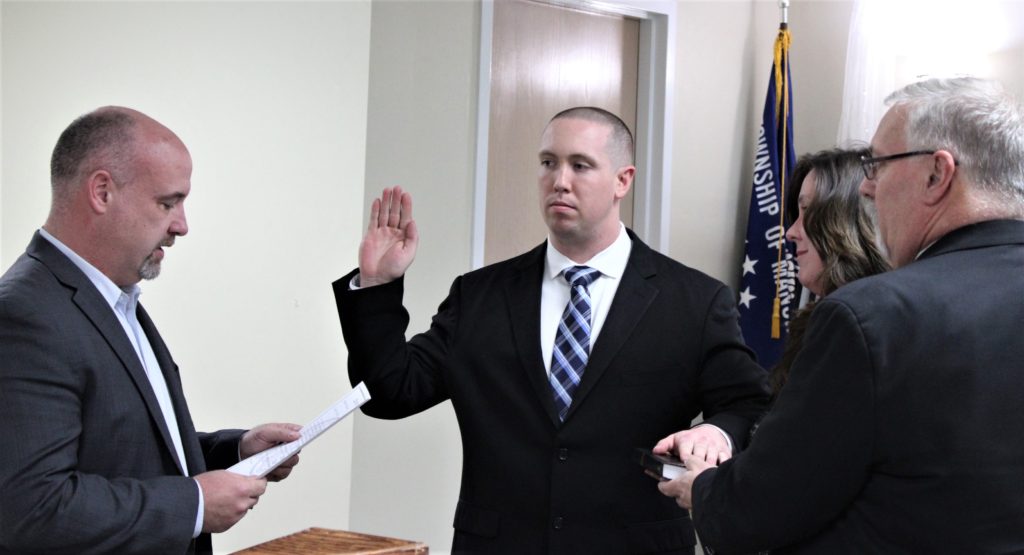 Officers Take Oaths - Manchester Police Department Manchester NJ