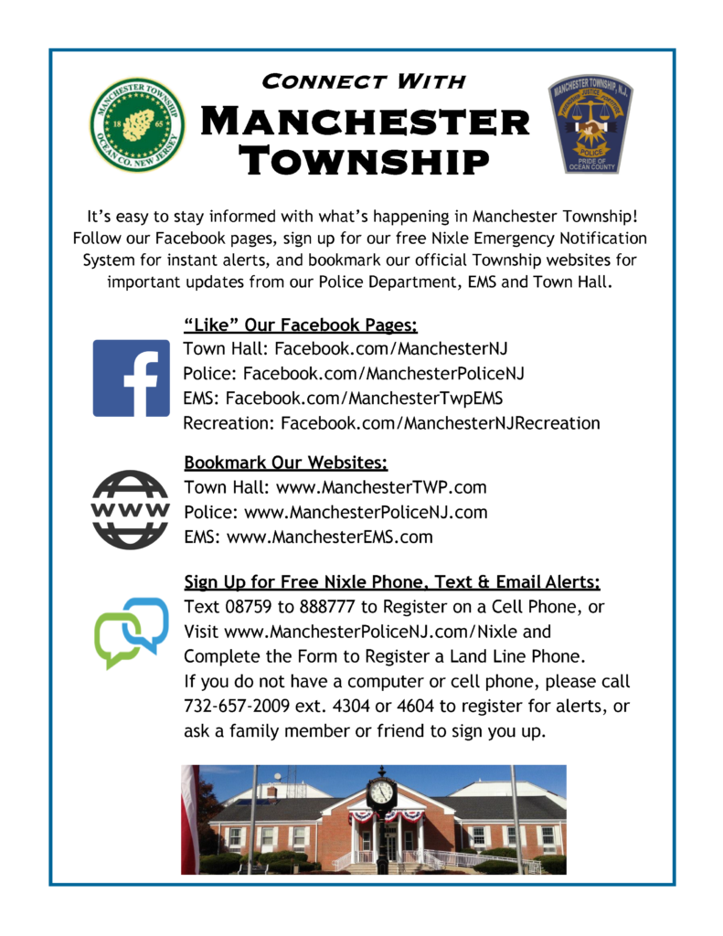 Sign Up For Emergency Notifications - Manchester Police Department ...
