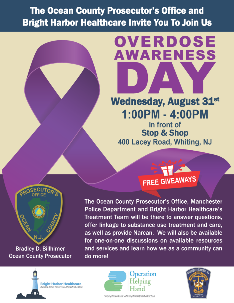 Overdose Awareness Day - Manchester Police Department Manchester NJ